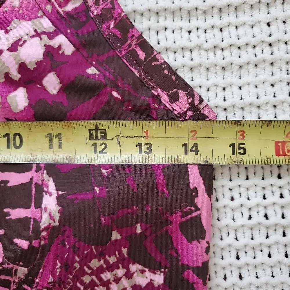 Danskin | Tops | Danskin Athletic Top With A Pink Design All Over ...